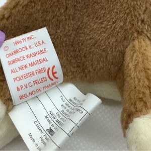 Ty | Toys | Ty Beanie Baby Plush Bernie St Bernard Puppy Dog 996 W Tags ...